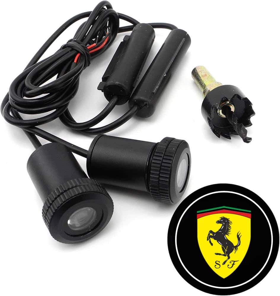 Ferrari Door Lights Logo Projector | CarDoorLights