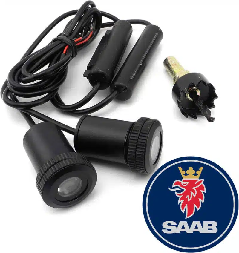 SAAB Door Lights Logo Projector – CarDoorLights